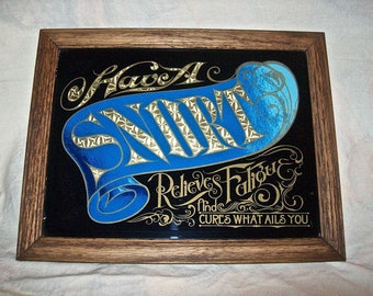 Reverse Glass Sign - Etsy