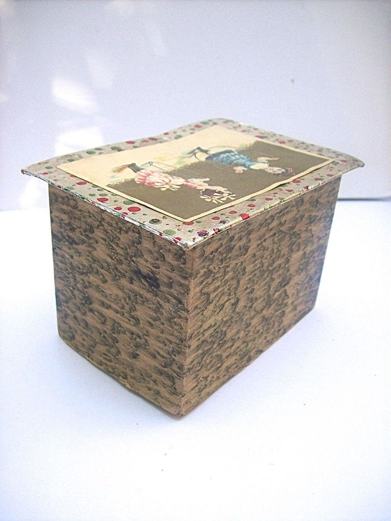 Antique Child's Turn Handle TOY MUSICAL BOX made in | Etsy