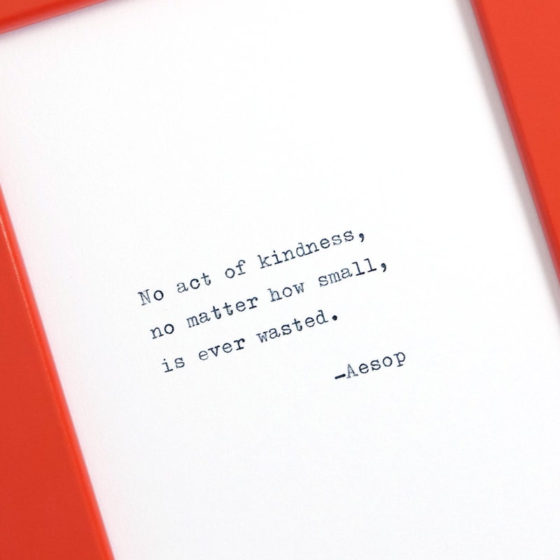 Typewriter Quote - Etsy