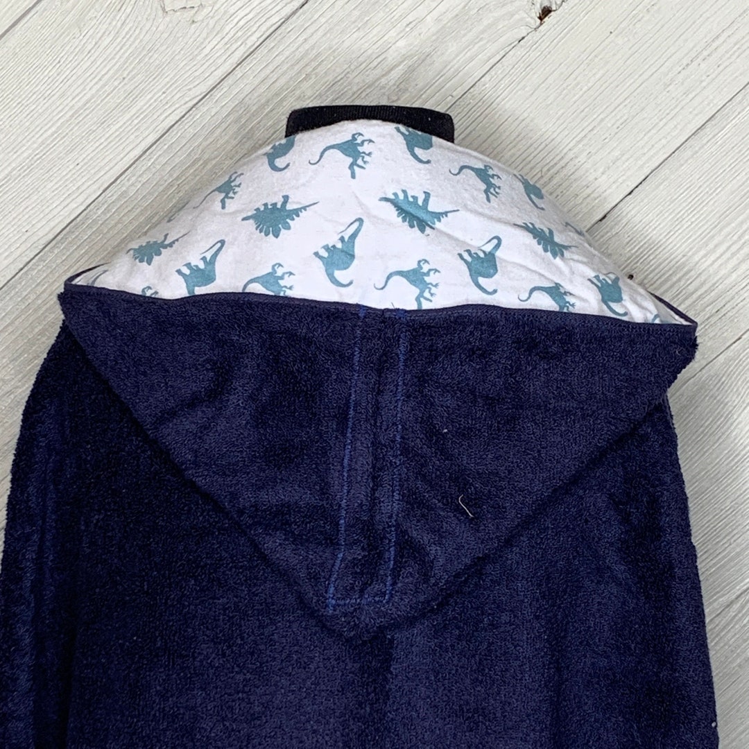 Hooded Towel or Hooded Poncho Towel With Dinosaurs, Personalized Beach ...
