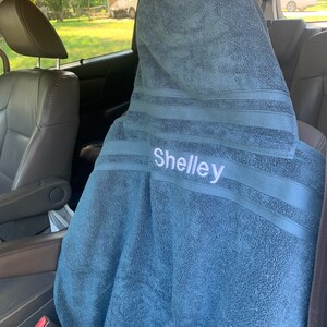 Towel Cover for Car Seat Slip-on Seat Cover Car Seat Cover - Etsy