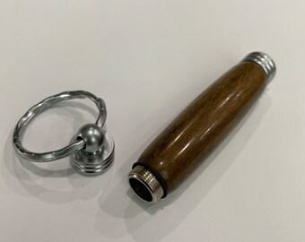 Bourbon Barrel Oak Secret Compartment Keychain Made From - Etsy