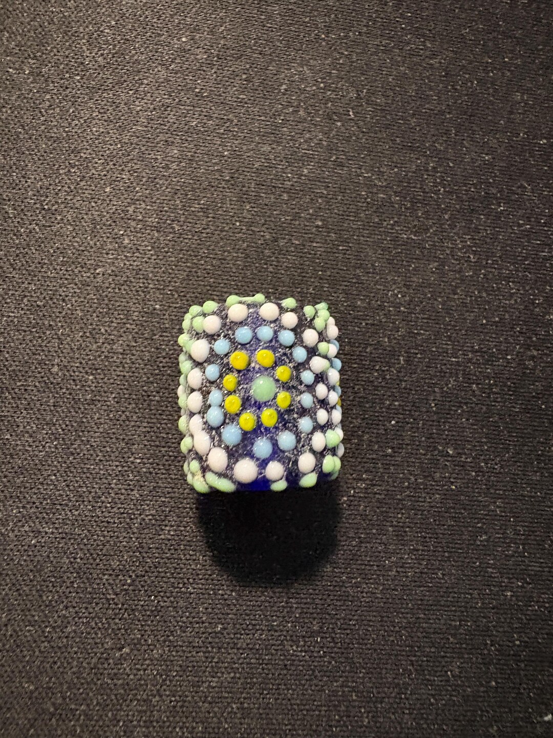 Glass Bead Raised Dots Designs, Lamp Work, (E163) - 20mm - Etsy