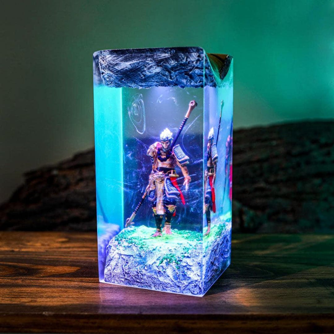 Black Myth Wukong Night Light, Game Inspired Resin Art Lamp, Unique RPG ...