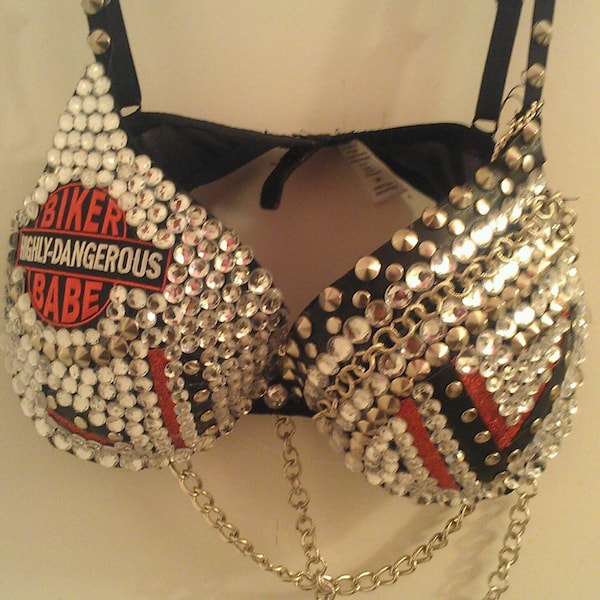 Rhinestone Bra - Etsy