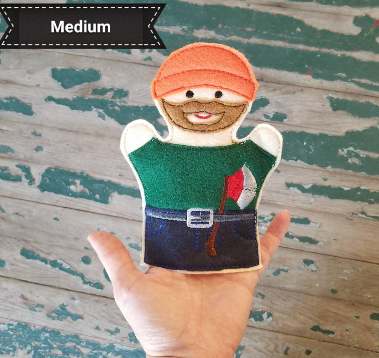 Red Riding Hood Felt Puppets Story Book Characters Play - Etsy