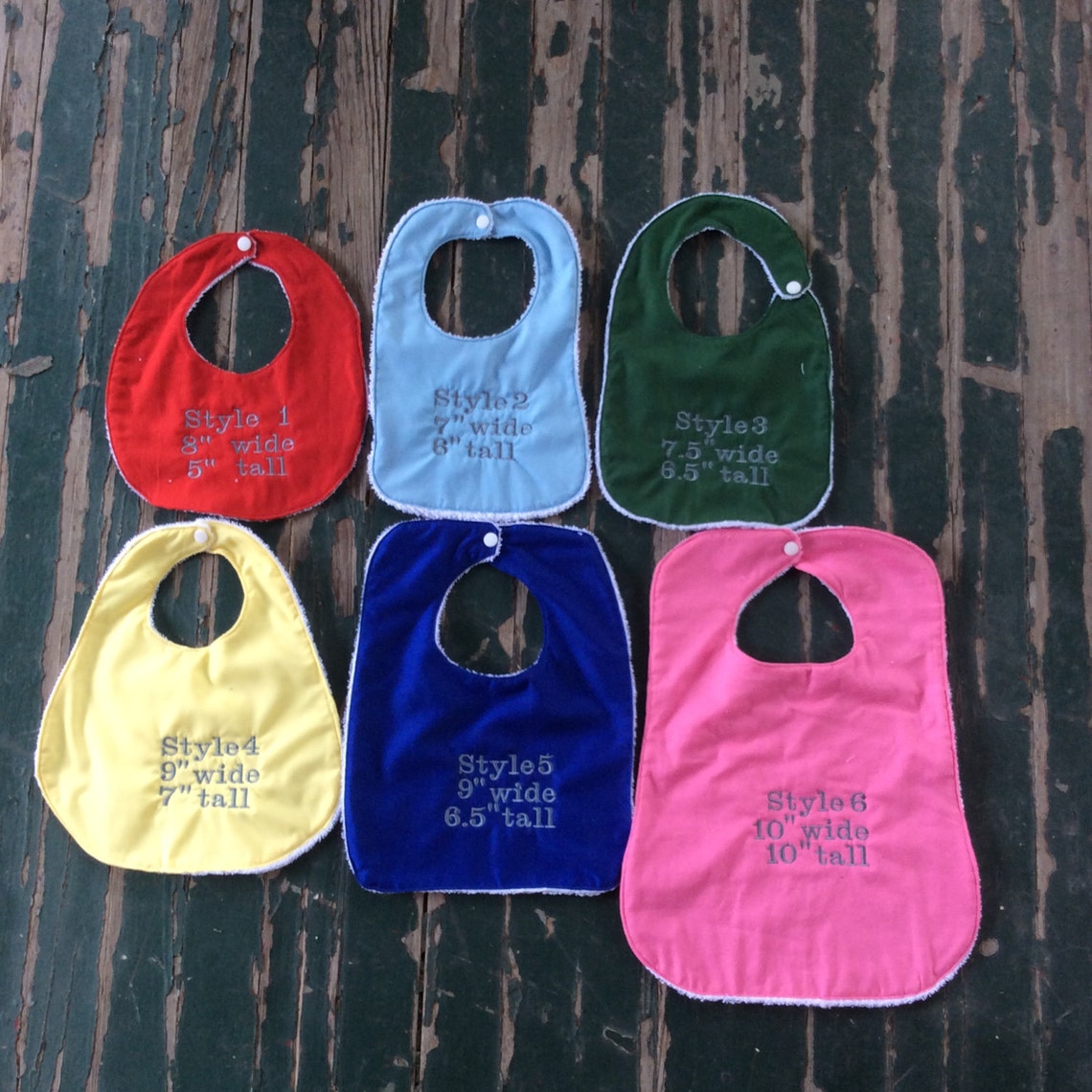 Handmade Baby Bib Set Baby's First Handmade Bib Set | Etsy