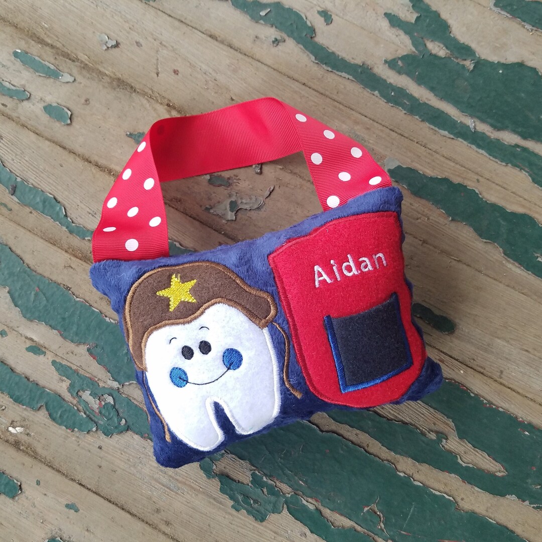 Personalized Army Tooth Fairy Pillow: Plush Tooth Pocket Door Hanger - Etsy