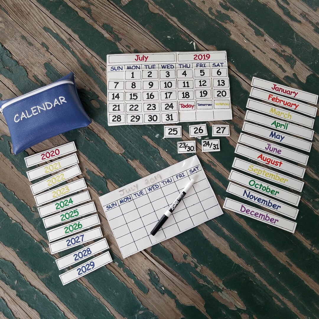 Calendar Play Set , Marine Vinyl Play Set , Educational Fun , Days of ...