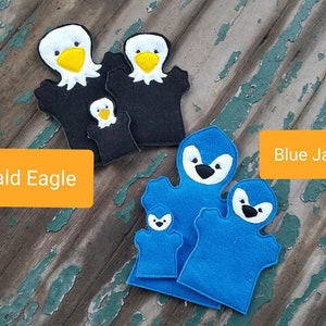 Bird Puppets , Felt Puppets , Bird Puppets Play Set , Adult, Kid, AND ...