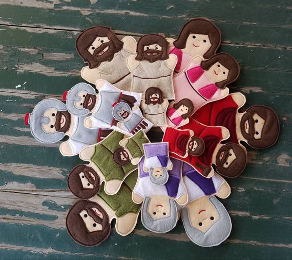 Old Testament Puppets Bible Character Puppets Etsy