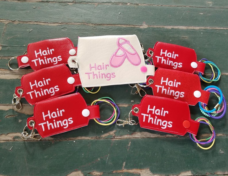 Key Fob Key Chain Snap Tab eyelet Embroidered Vinyl - Etsy