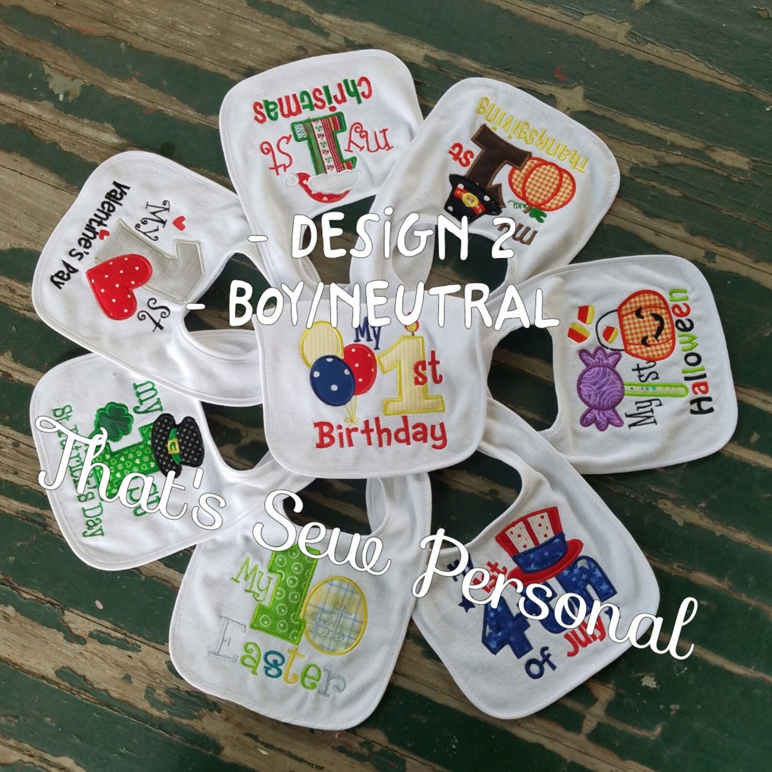 Baby Bib Set Baby's First Bib Set Baby's First - Etsy