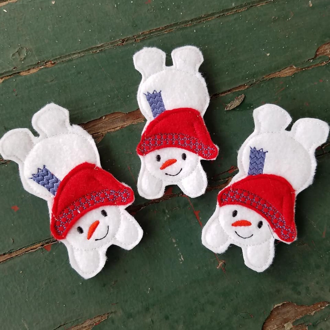 Snowman Finger Puppet , Snowman Finger Friend , Snowman Puppet Play Set ...