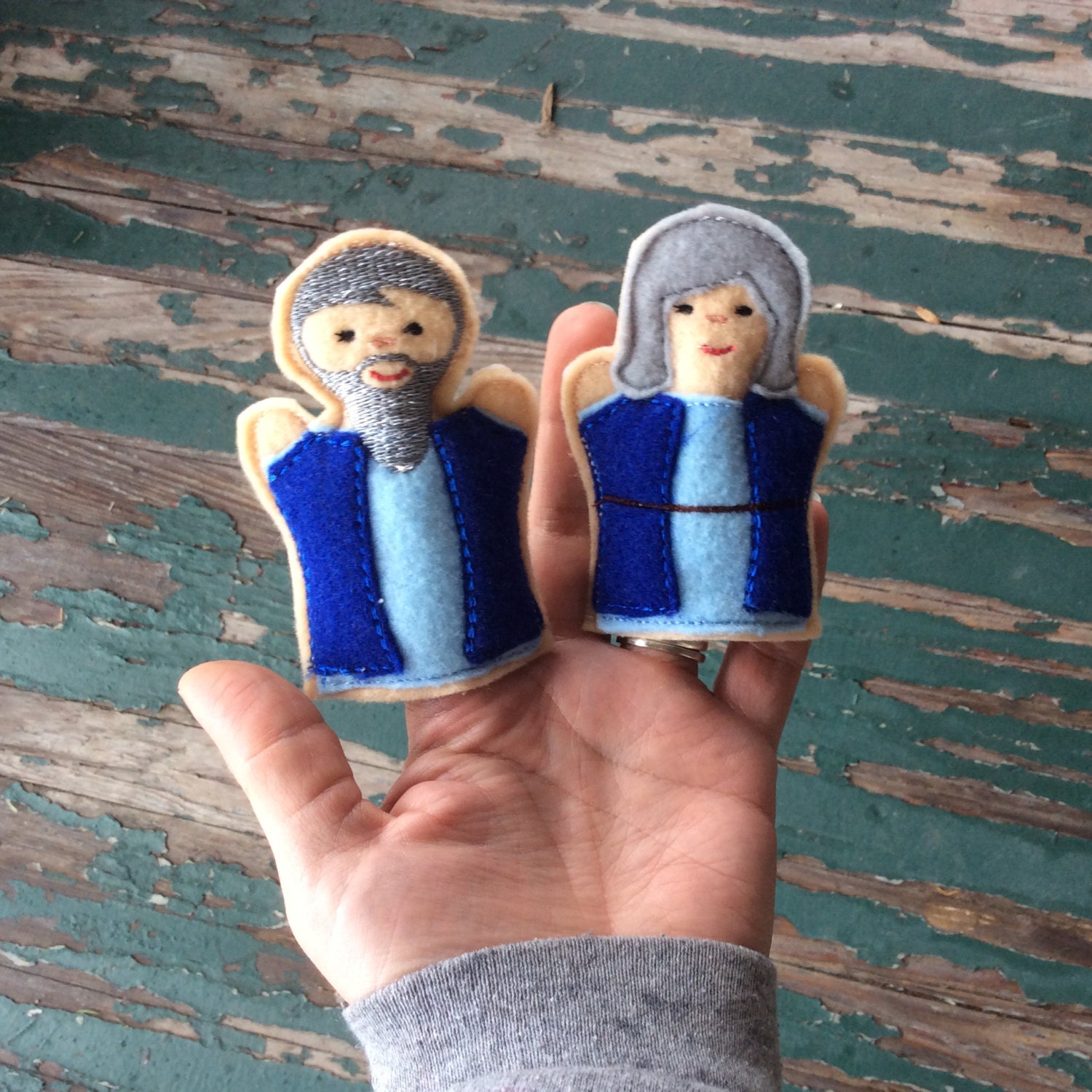 Noah's Ark Felt Finger Puppet Set: Bible Story Play - Etsy