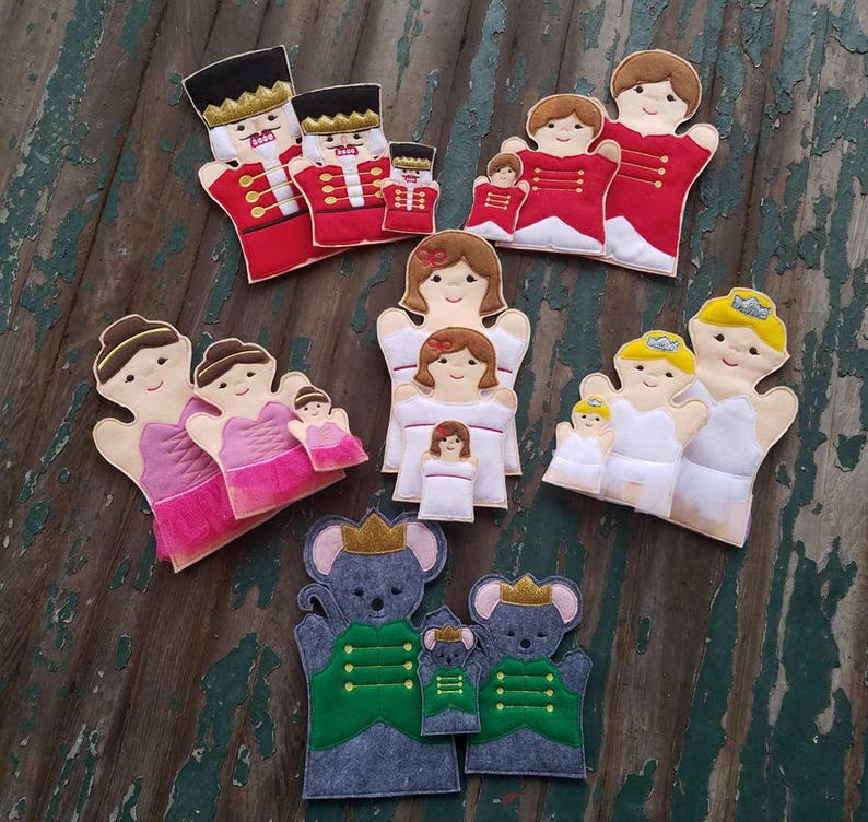 Nutcracker Felt Puppets Nutcracker Ballet Play Set - Etsy
