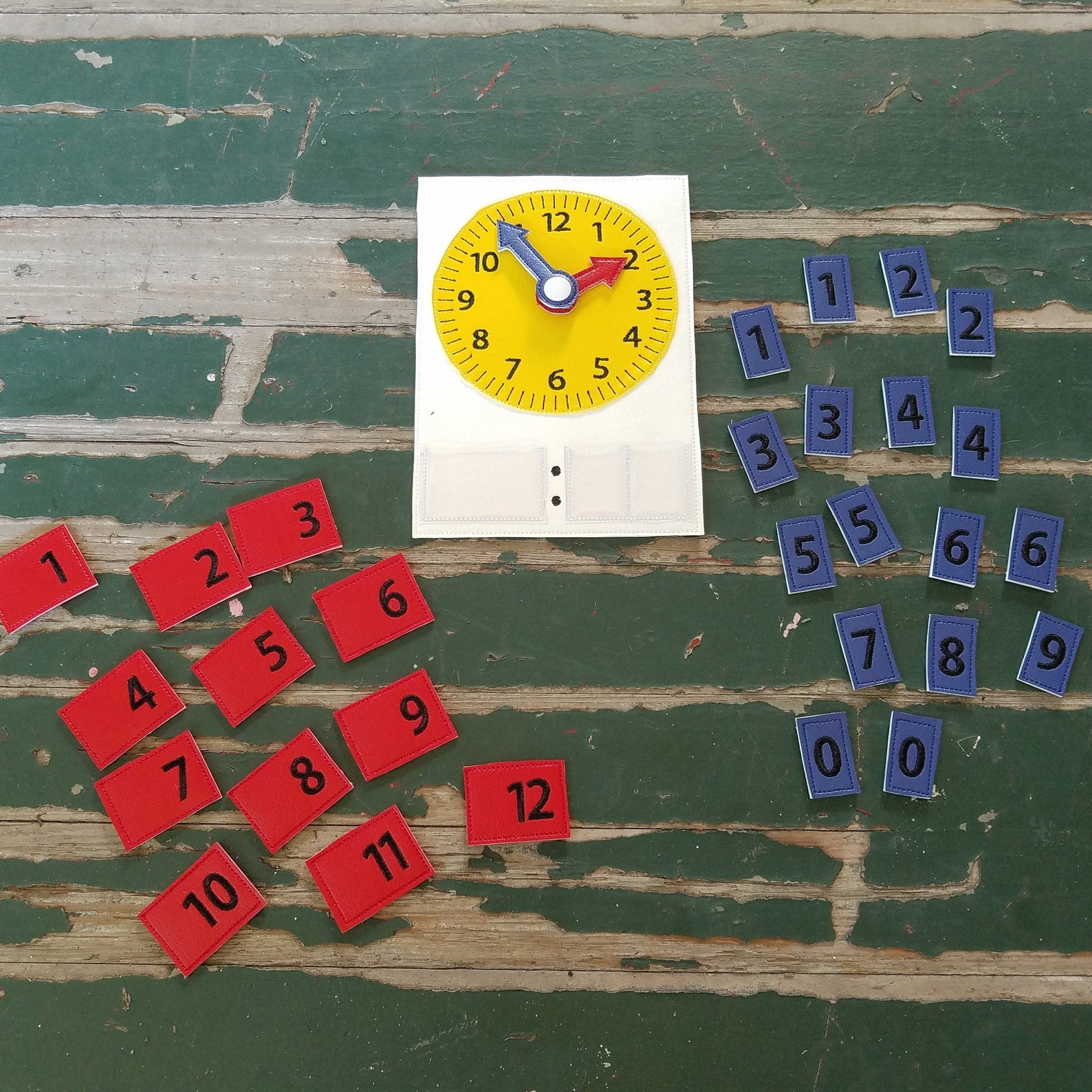 Clock Play Set , Marine Vinyl Play Set , Educational Fun , Learn to ...