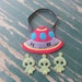 Alien Finger Puppets With Spaceship Treat or Puppet Bag , Alien Puppet ...
