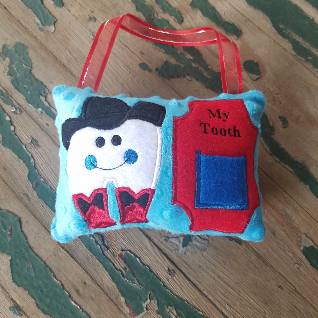 Plush Cowboy Tooth Fairy Pillow: Personalized Tooth Pocket Door Hanger ...
