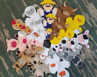 Felt Farm Play Set - Etsy