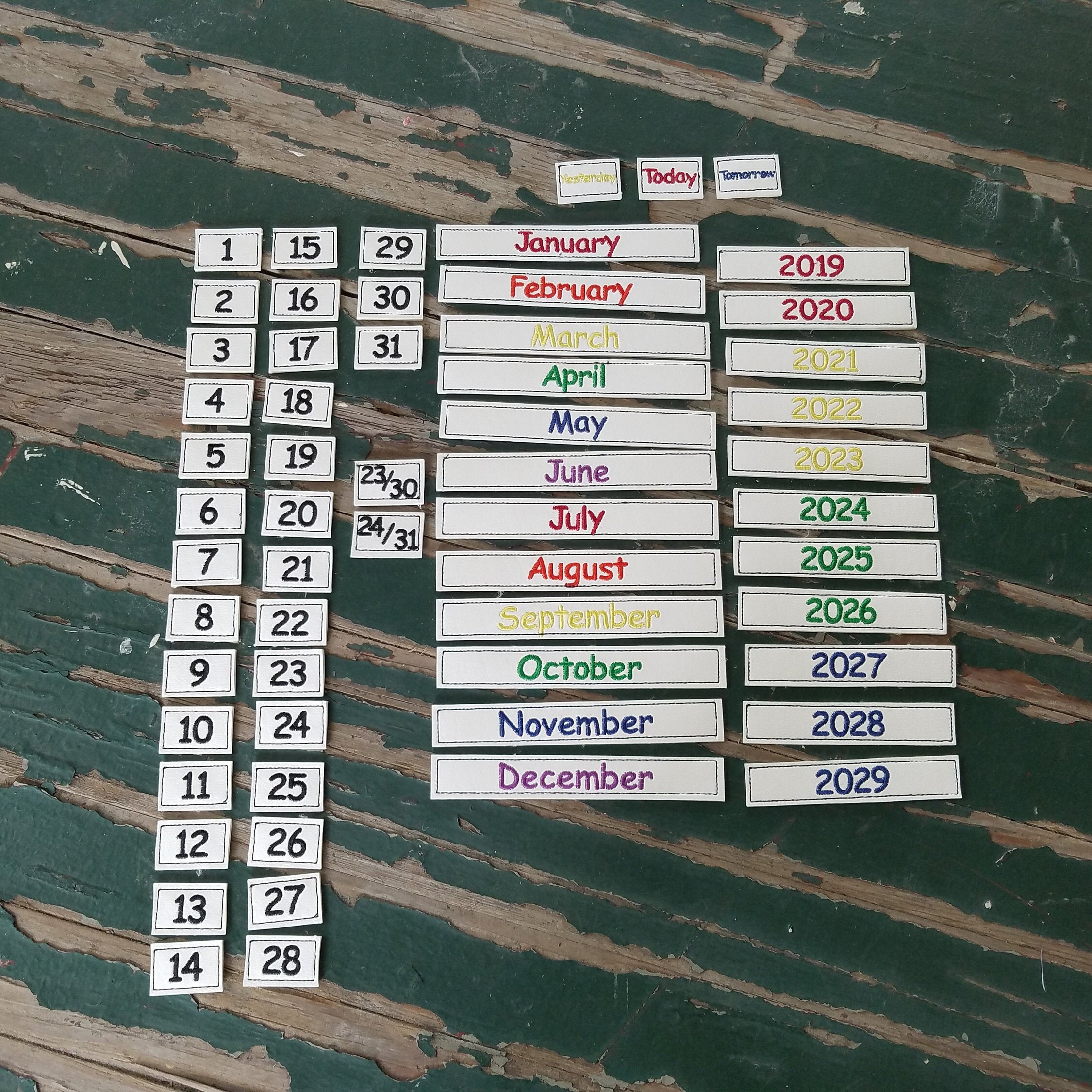 Calendar Play Set , Marine Vinyl Play Set , Educational Fun , Days of ...