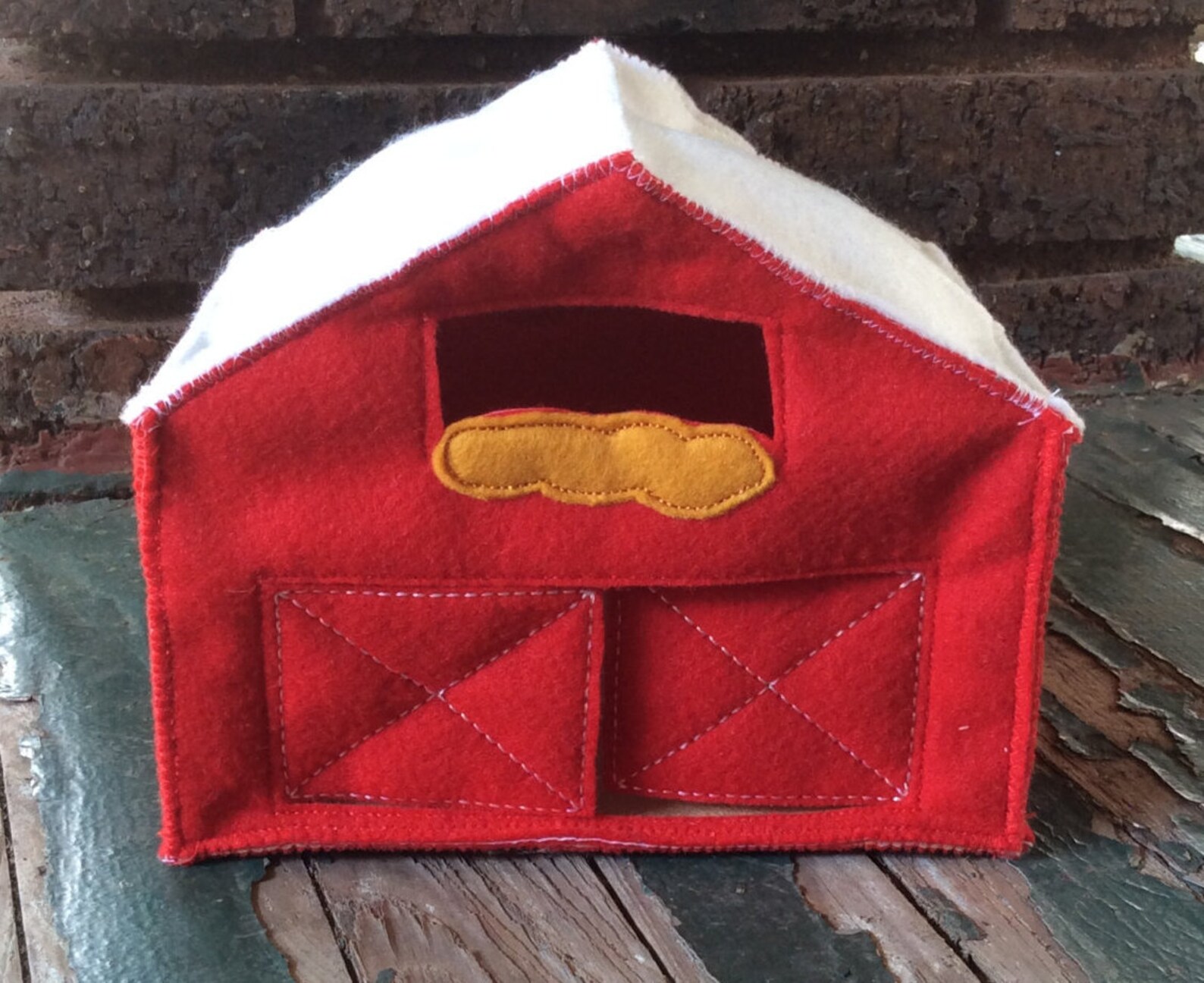 Red Felt Barn Fun Farm Felt Finger Puppet Play Set Farm - Etsy