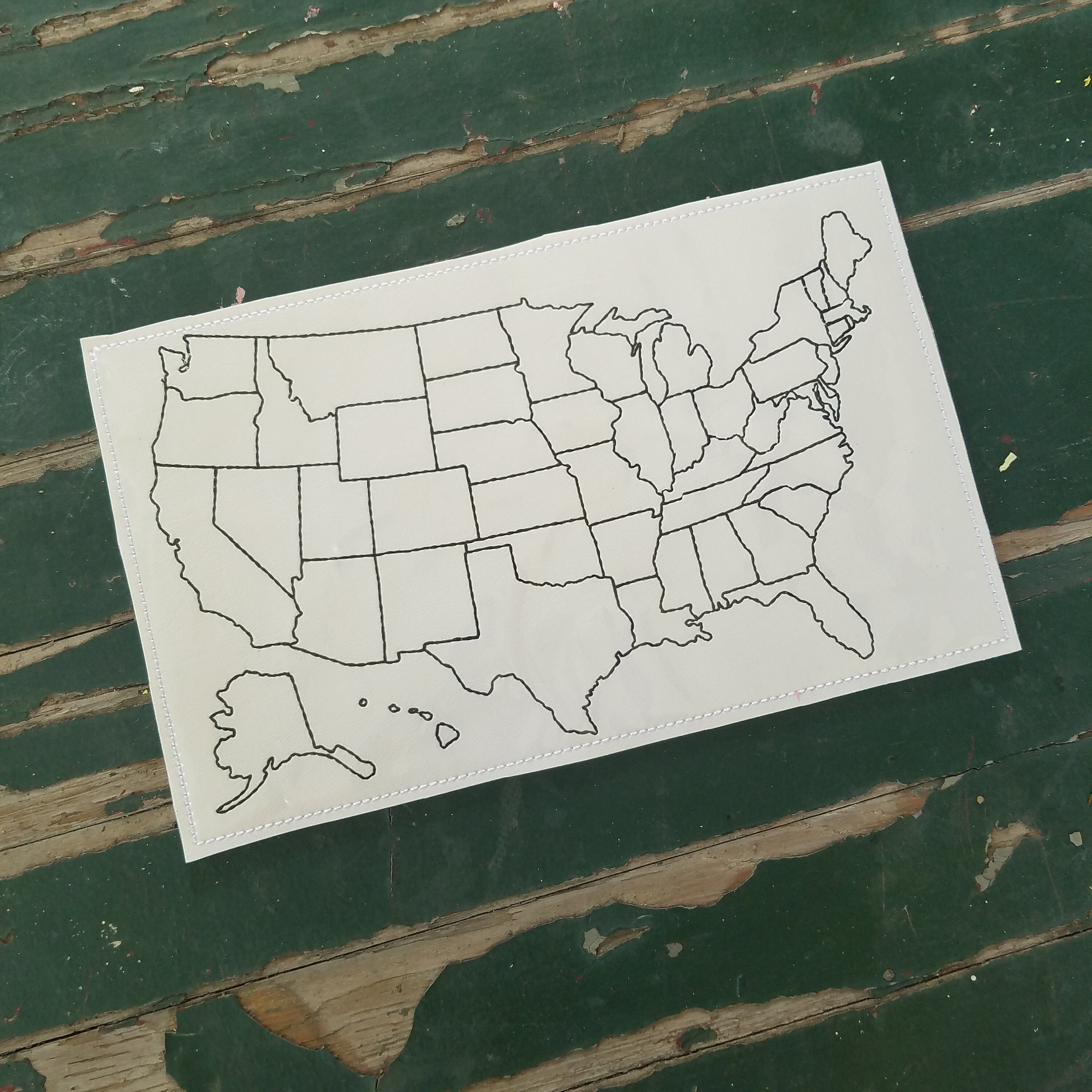 United States Map US Geography Tool Vinyl Learning Play - Etsy