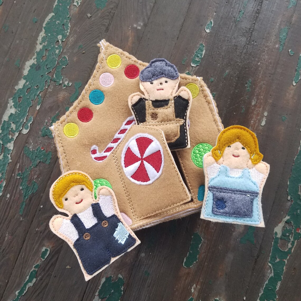 Hansel and Gretel Felt Puppets Storybook Puppets Puppet - Etsy