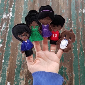 My Family Finger Puppet Play Set , Sold Individually or as a Set - Etsy