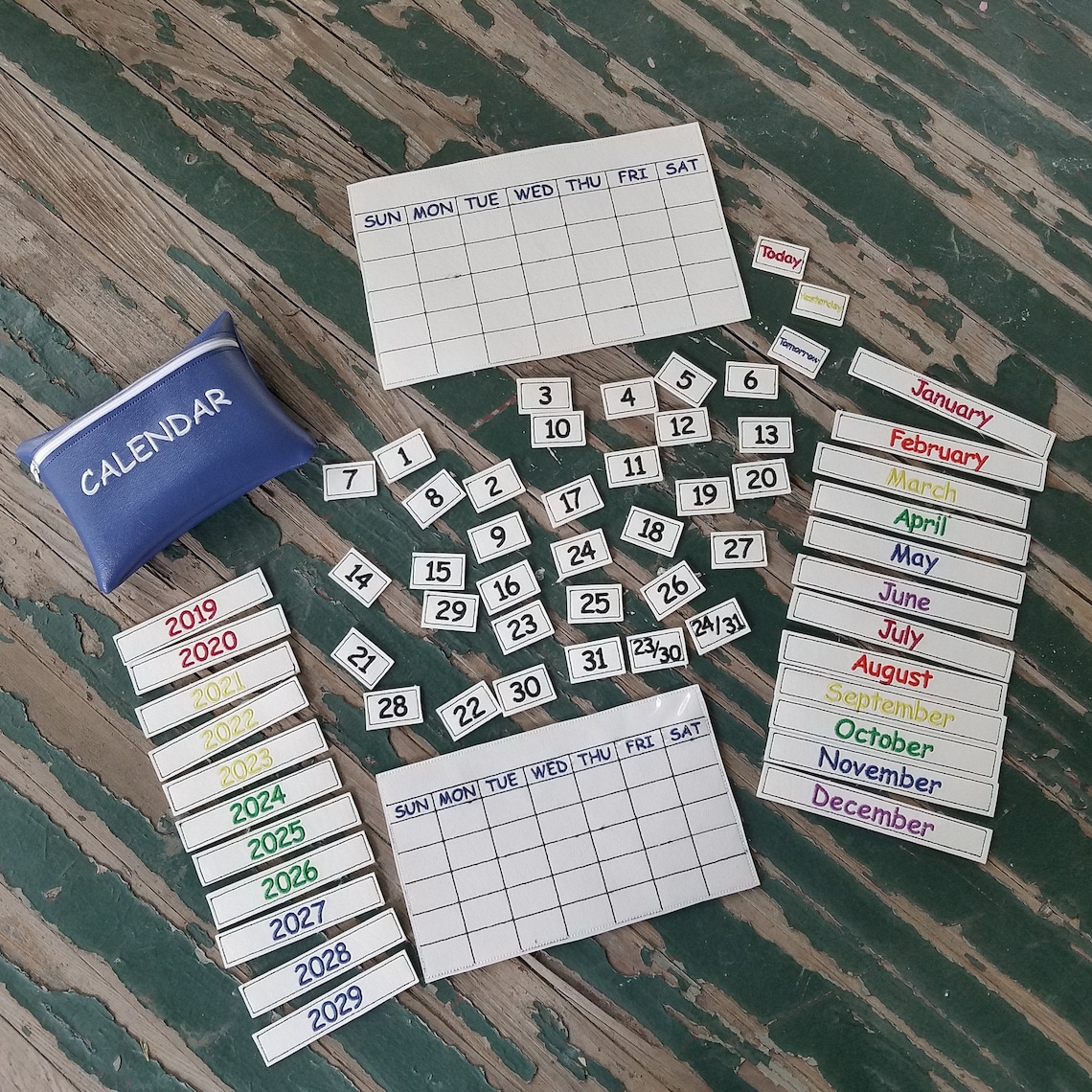 Calendar Play Set , Marine Vinyl Play Set , Educational Fun , Days of ...
