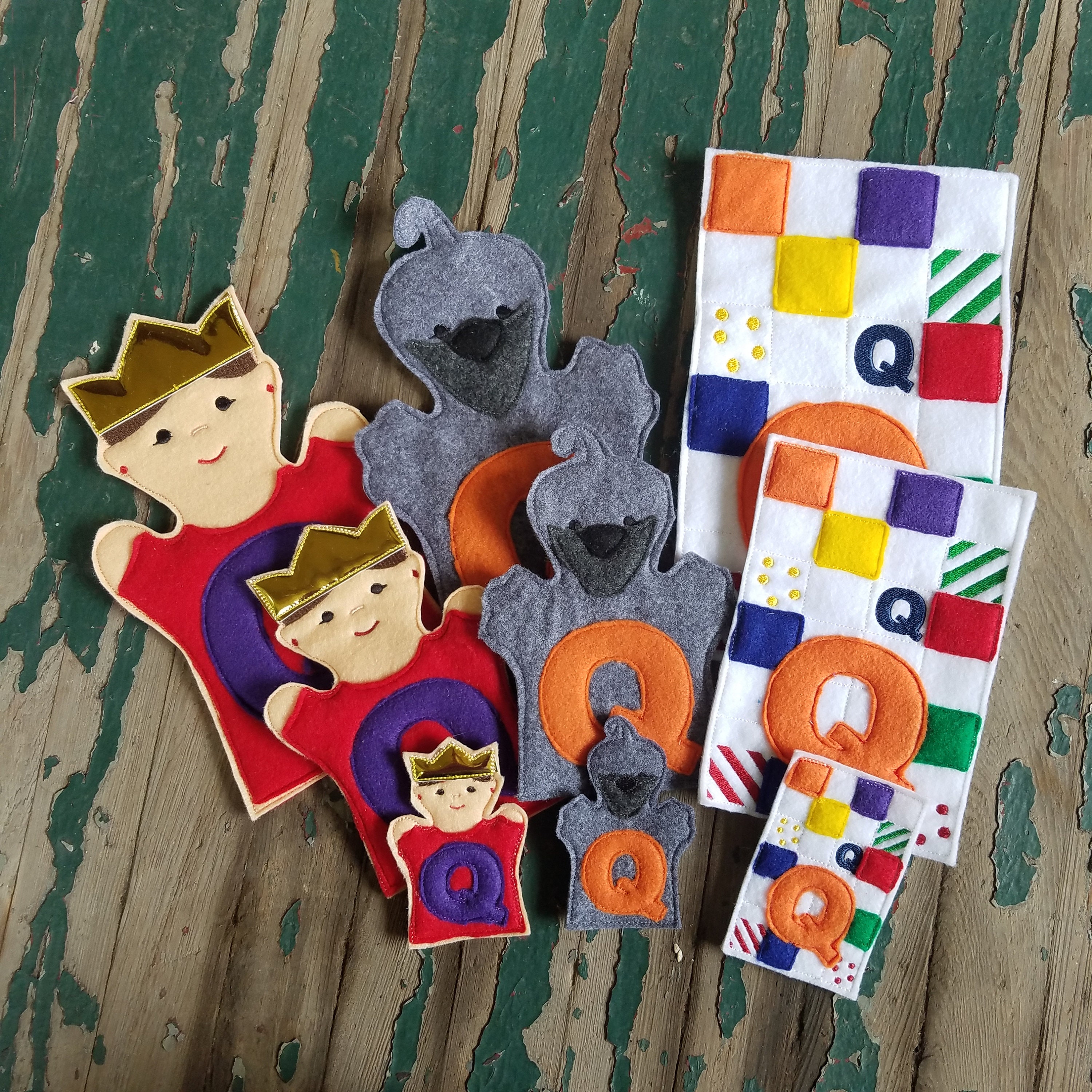 Alphabet Felt Puppets Alphabet Play Set Educational Play | Etsy Australia
