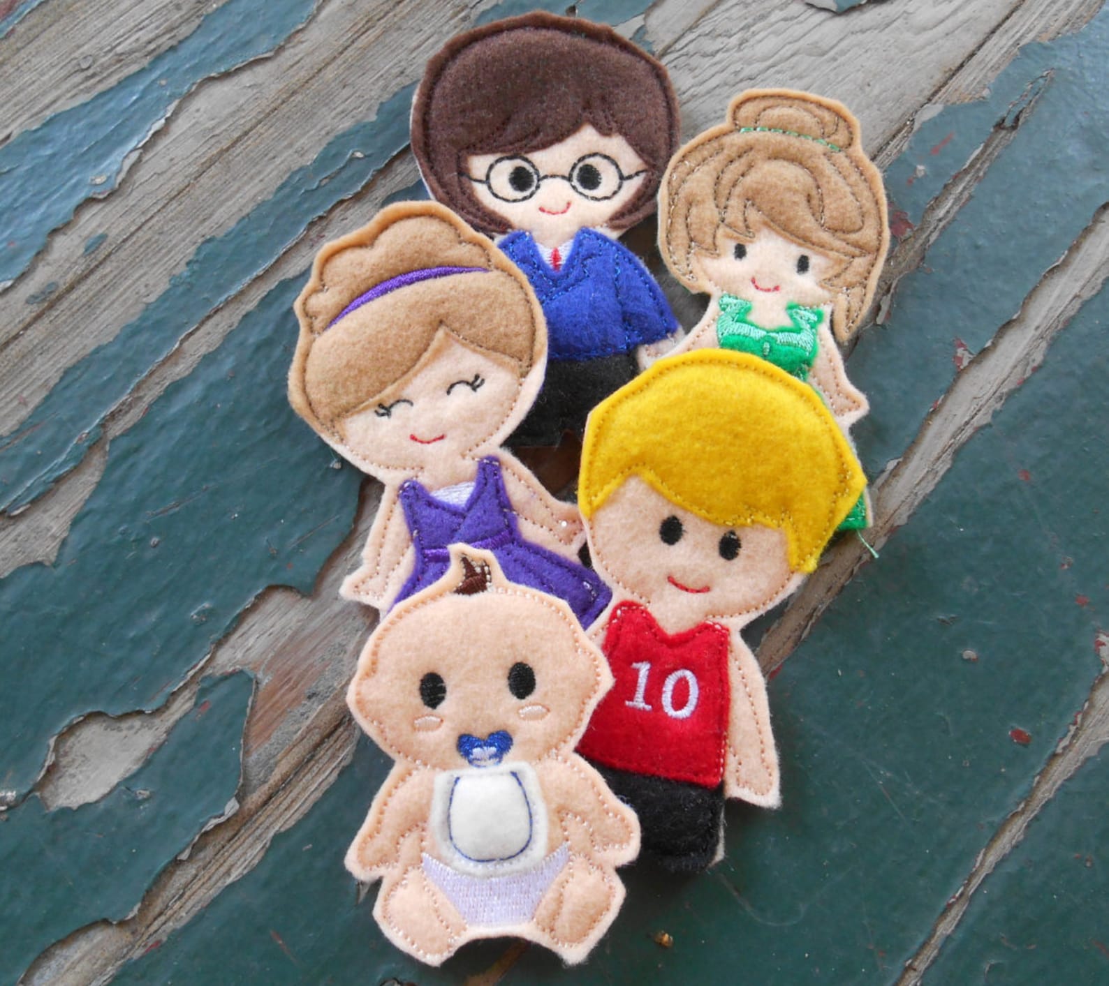My Family Finger Puppet Play Set Sold Individually or as a - Etsy