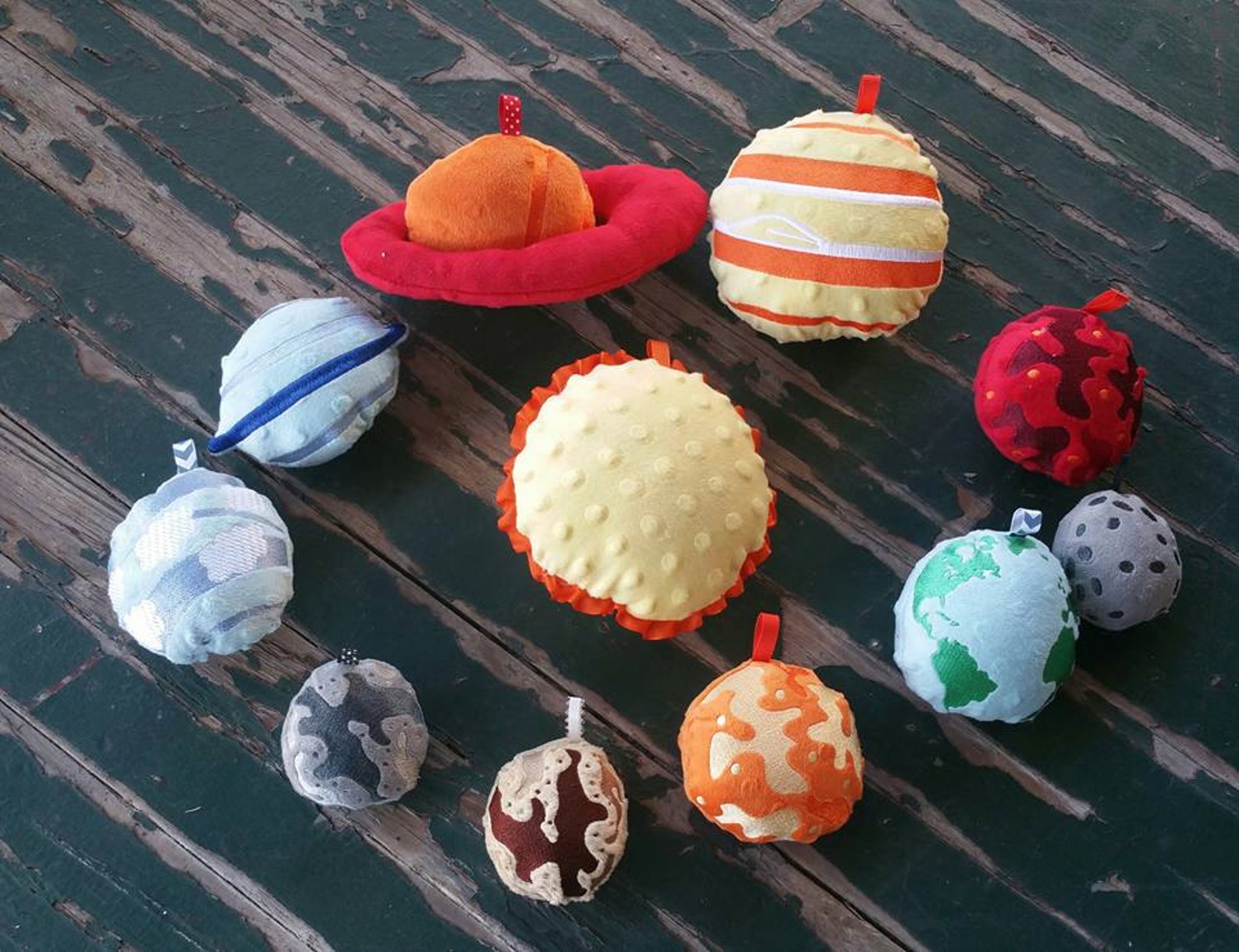 Plush Solar System: Planets, Astronauts, Rocket, and Alien Spaceship - Etsy