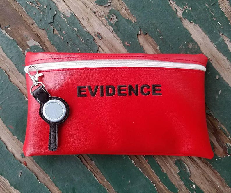 Vinyl Detective Evidence Bag and Kit Dress up Pretend Play | Etsy