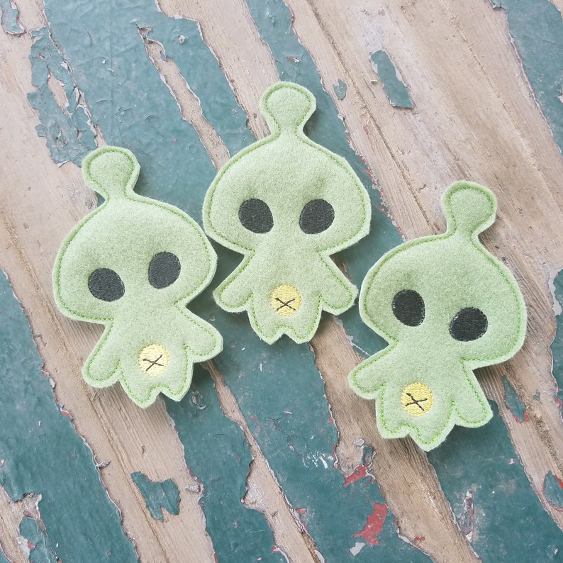 Alien Finger Puppets With Spaceship Treat or Puppet Bag - Etsy