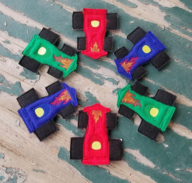 Race Car Finger Puppet Race Car Finger Friend Bendable - Etsy