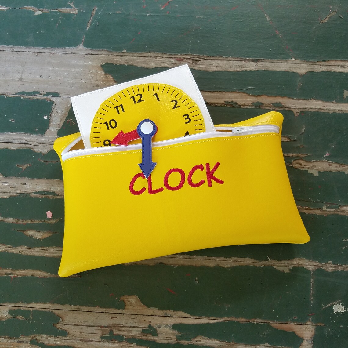 Clock Play Set Marine Vinyl Play Set Educational Fun - Etsy
