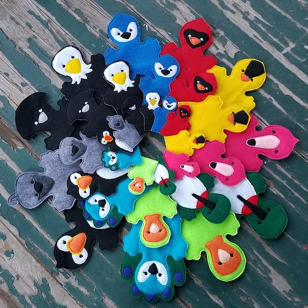 Bird Hand Puppet - Etsy