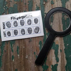 Vinyl Detective Evidence Bag and Kit , Dress up , Pretend Play , Vinyl ...