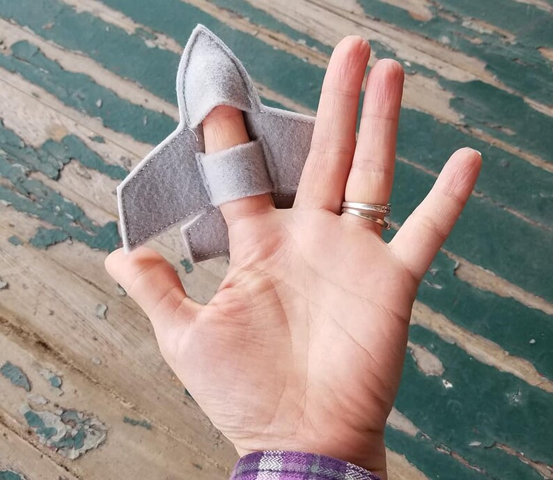 Fighter Jet Finger Puppet Fighter Jet Finger Friend - Etsy