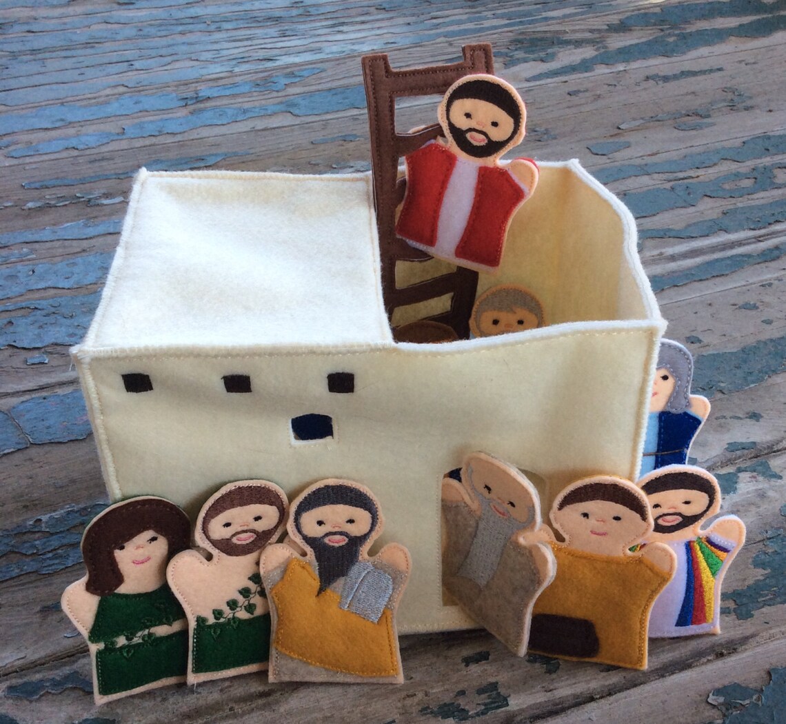 Ancient Bible Times House With Ladder Felt Puppets Felt | Etsy