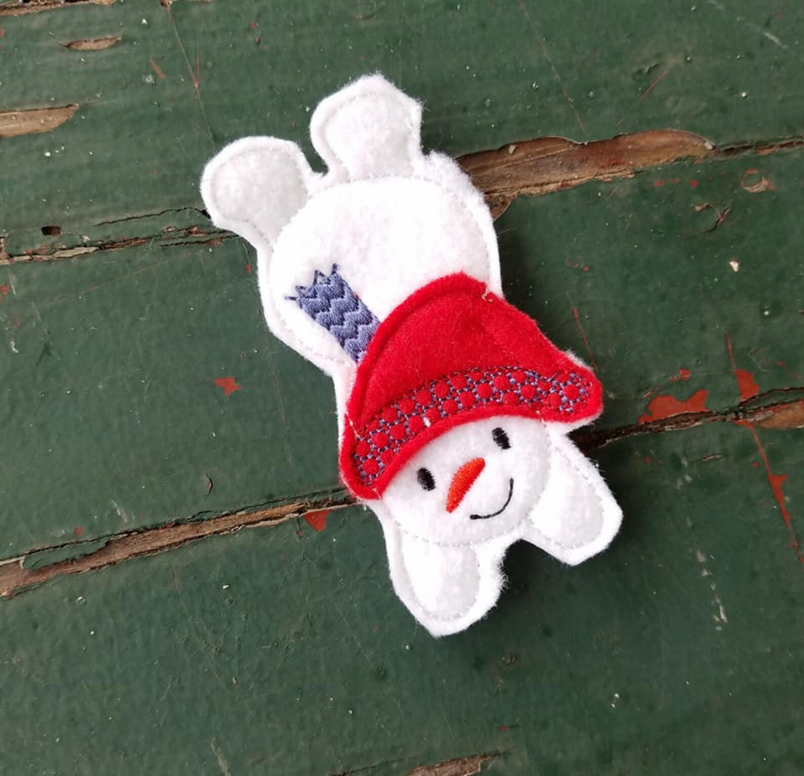 Snowman Finger Puppet Snowman Finger Friend Snowman Puppet - Etsy