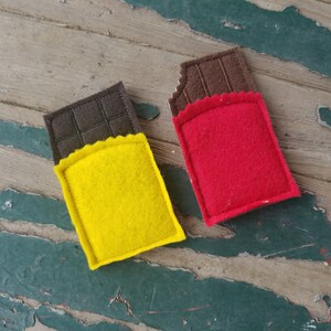 Play Food , Felt Food , Candy Bar Play Set , Candy Bar , Chocolate ...