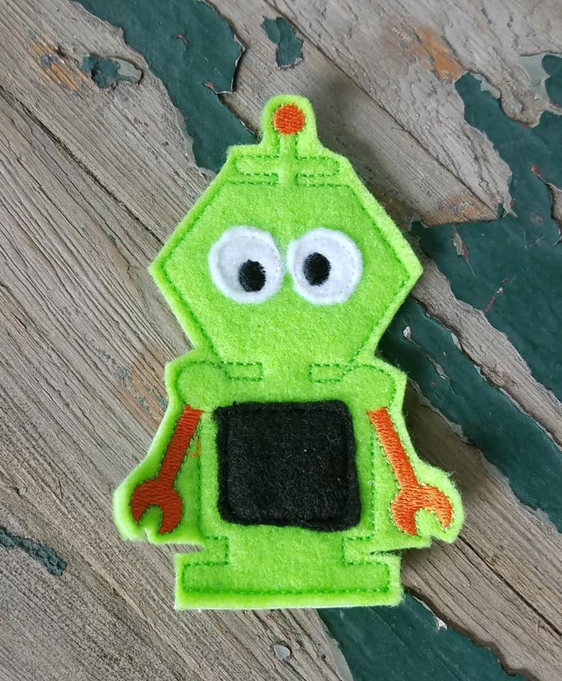 Felt Robot Finger Puppets: Kids Play Set - Etsy