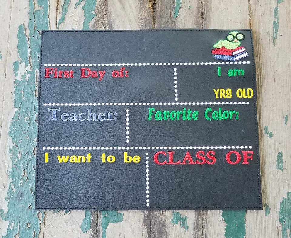 Back to School Chalkboard Sign Reusable Chalkboard Sign - Etsy