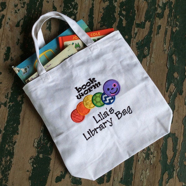 Library Book Bag - Etsy
