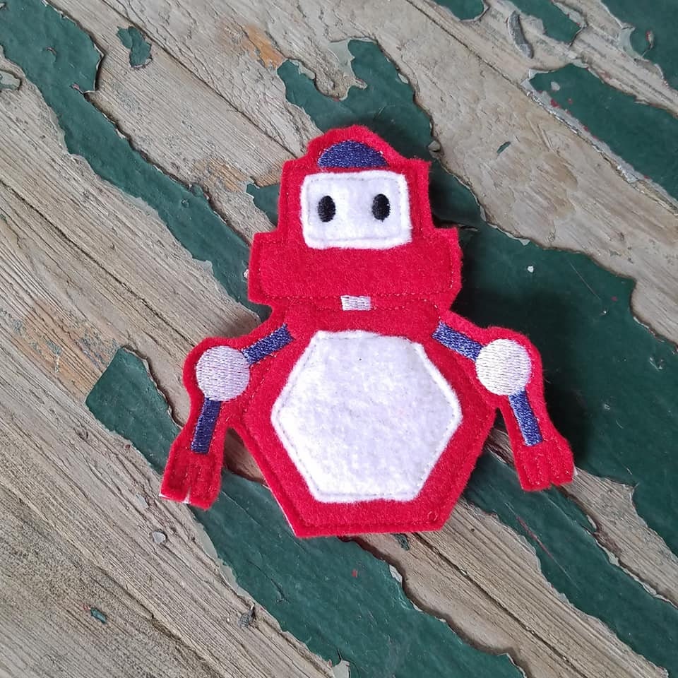 Felt Robot Finger Puppets: Kids Play Set - Etsy