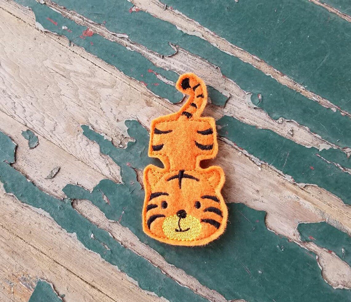 Tiger Finger Puppet Tiger Finger Friend Bendable Tiger | Etsy