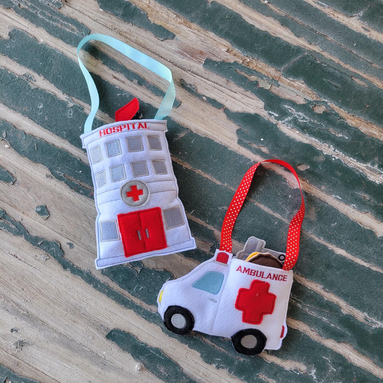 Hospital Staff Felt Finger Puppets Play Set Hospital Pretend - Etsy