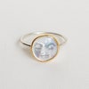 Moon Face Silver Ring, Garnet Gemstone Moon Face Ring, Silver Face Ring ...